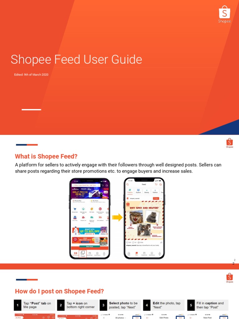 (MY) Shopee Feed User Guide | PDF | Hashtag | Social Media