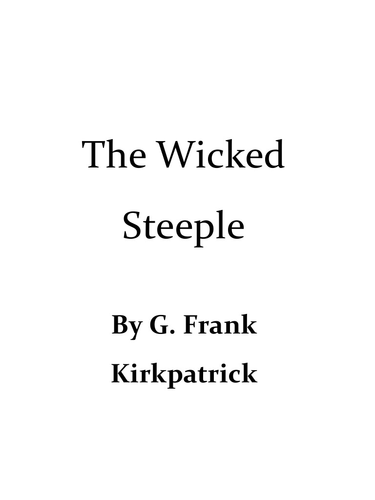 The Wicked Steeple | PDF | Pub