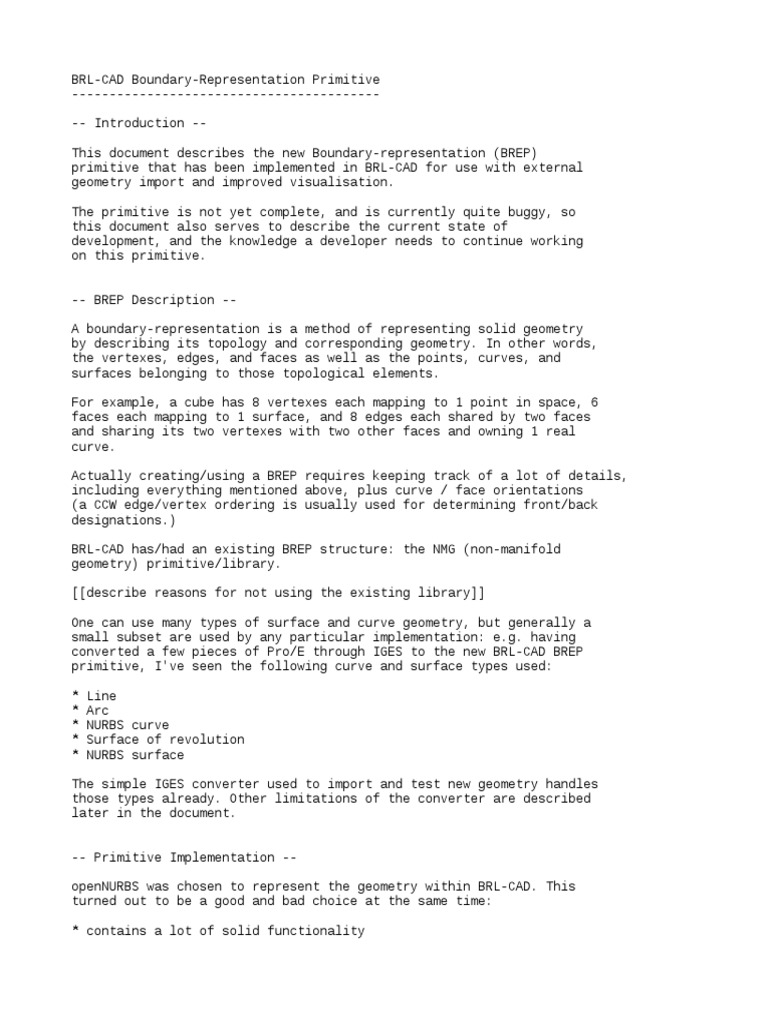 Brep | Download Free PDF | Curve | Plane (Geometry)