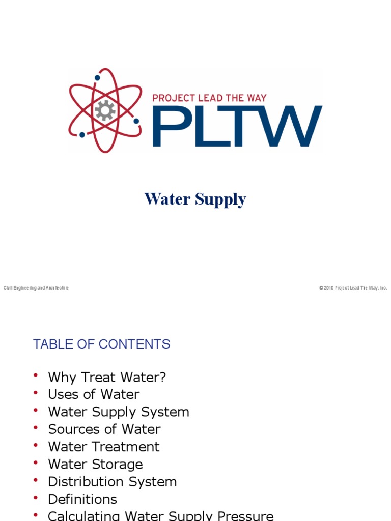 Water Supply: Civil Engineering and Architecture | PDF