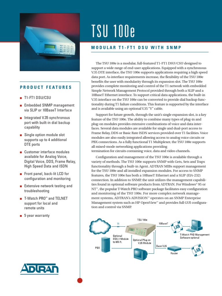 Tsu 100e | PDF | Telecommunications Standards | Digital Technology