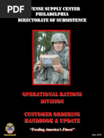 Unitized Group Rations | PDF | Meal | Menu