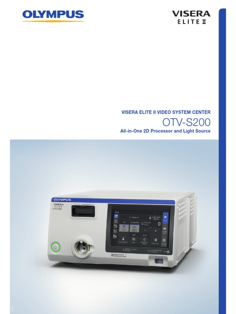 Visera Elite II Video System Center OTV-S200 | PDF | Video | Data ...