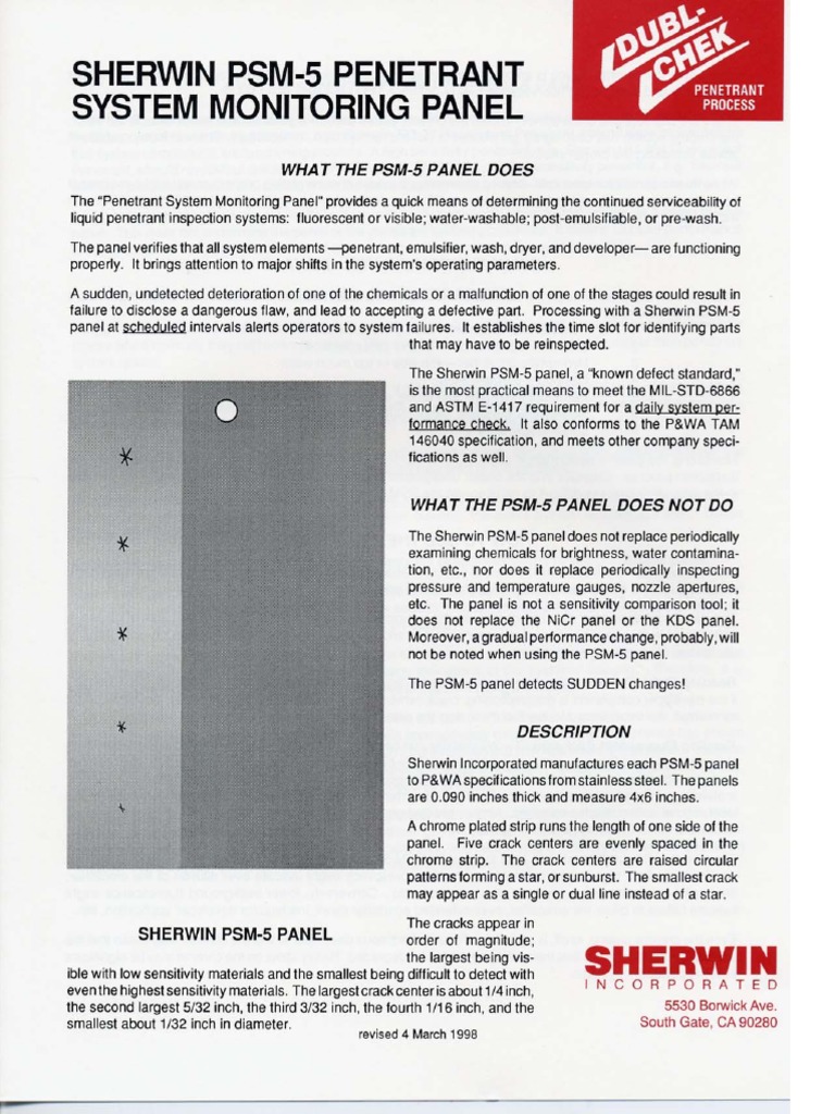 PSM 5 System Monitoring Panel | PDF