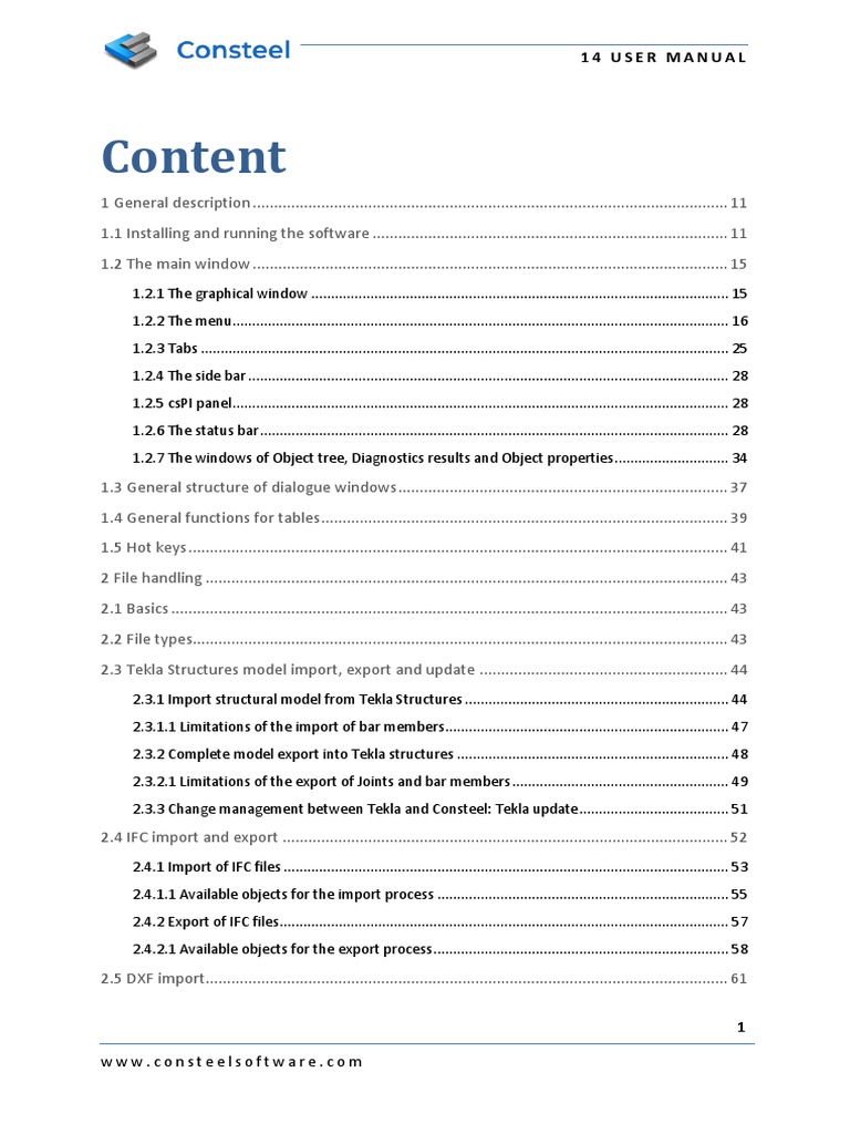 ConSteel 14 User Manual | PDF | Beam (Structure) | Buckling ConSteel 14 User Manual | PDF | Beam (Structure) | Buckling