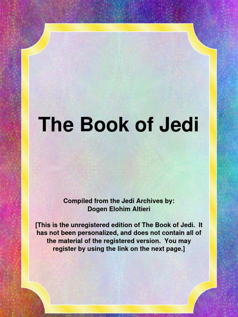 The Book of Jedi | PDF | Sith | Jedi