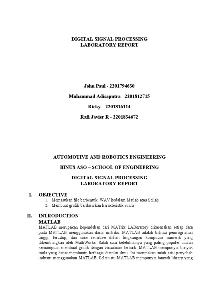 Digital Signal Processing | PDF