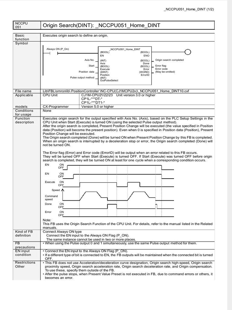 Origin Search (DINT) : - NCCPU051 - Home - DINT: EN ON OFF | PDF ...