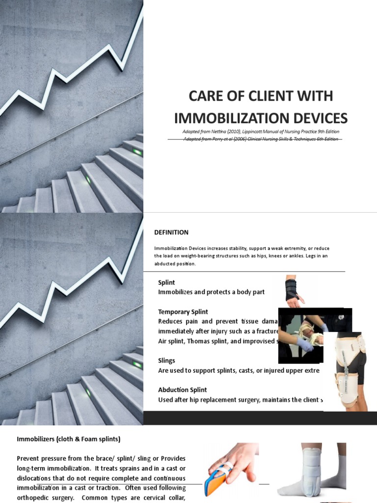 Care of Client With Immobilization Devices | PDF | Clinical Medicine ...