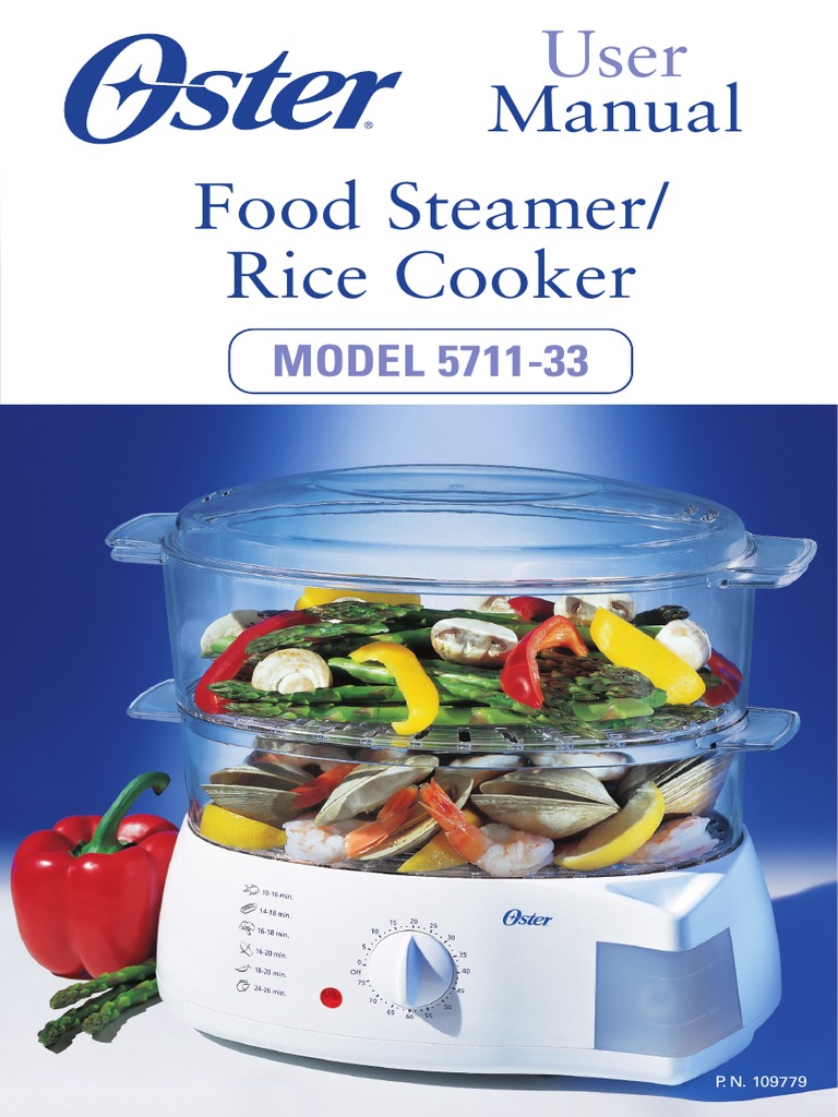 Oster Steamer Model 5716-33 - EN | PDF | Implied Warranty | Damages