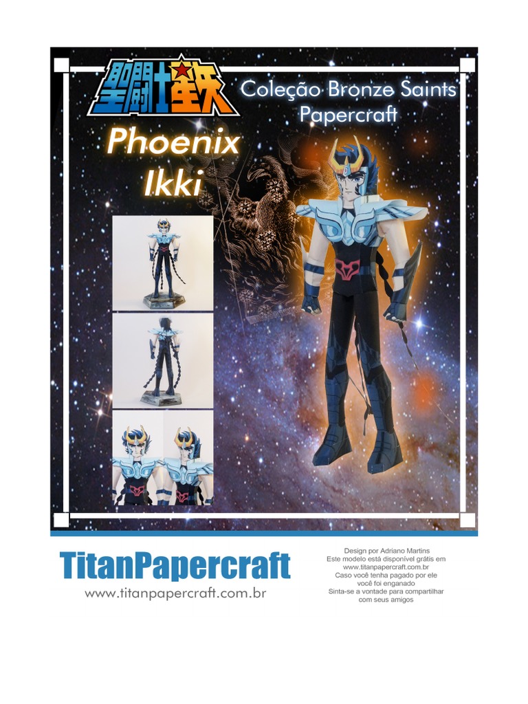 Phoenix Ikki Papercraft - TitanPapercraft | PDF