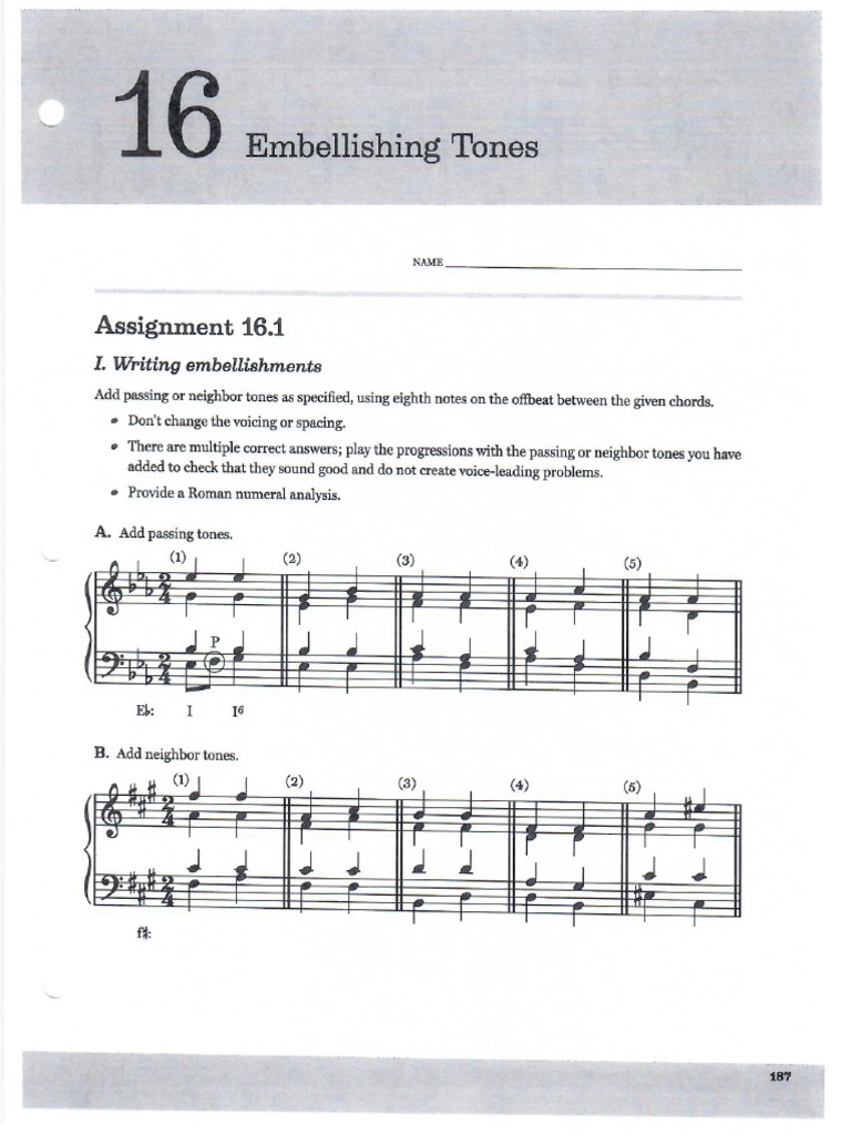 Chapter 16 MG Embellishing Tones | PDF