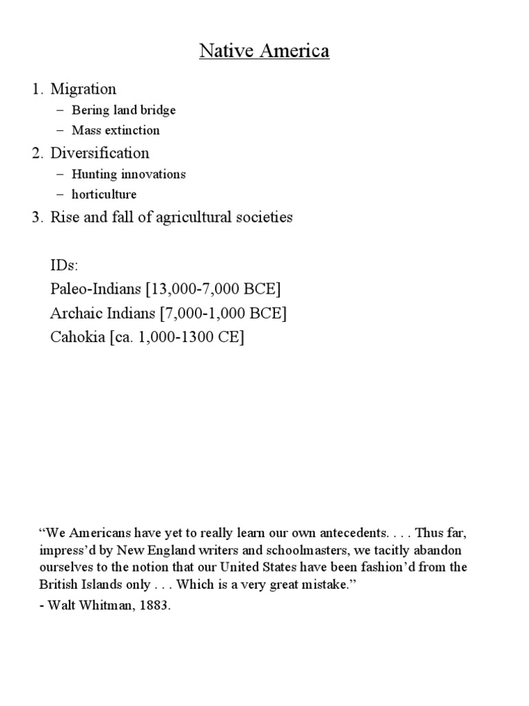 Native America | PDF | Indigenous Peoples Of The Americas | Agriculture