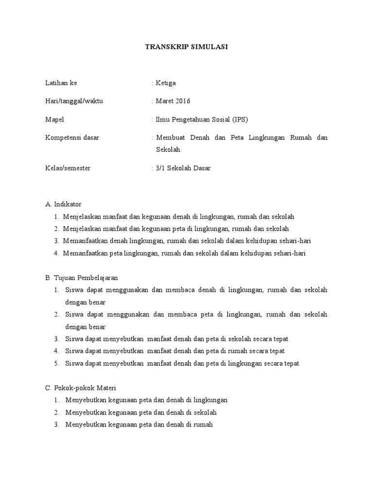 TRANSKRIP SIMULASI Ema | PDF | Seni & Disiplin Bahasa | Seni