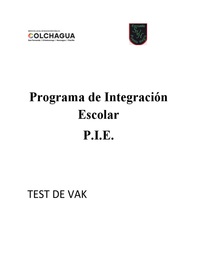Presentación - Test de Vak | PDF