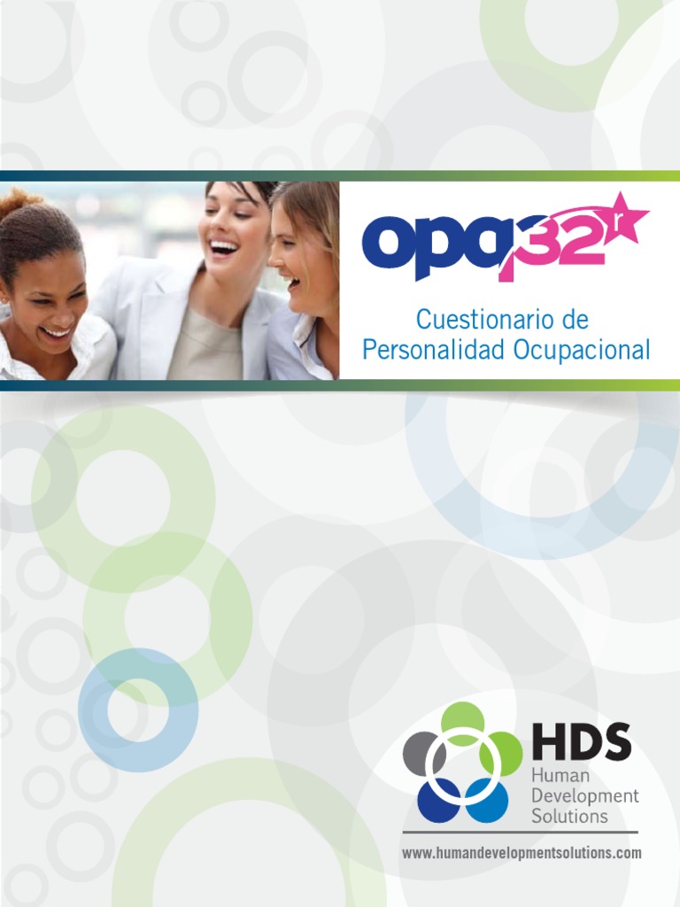 HDS OPQ32 Oct2012 | PDF | Las emociones | Liderazgo