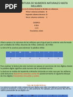 Tabla de Valor Posicional de Los Números Enteros y Decimales | PDF