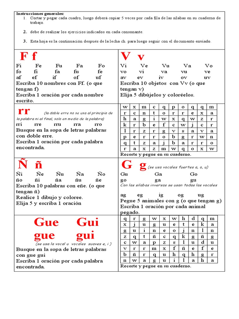 Actividad para Trabajar en El Cuaderno Rojo | PDF
