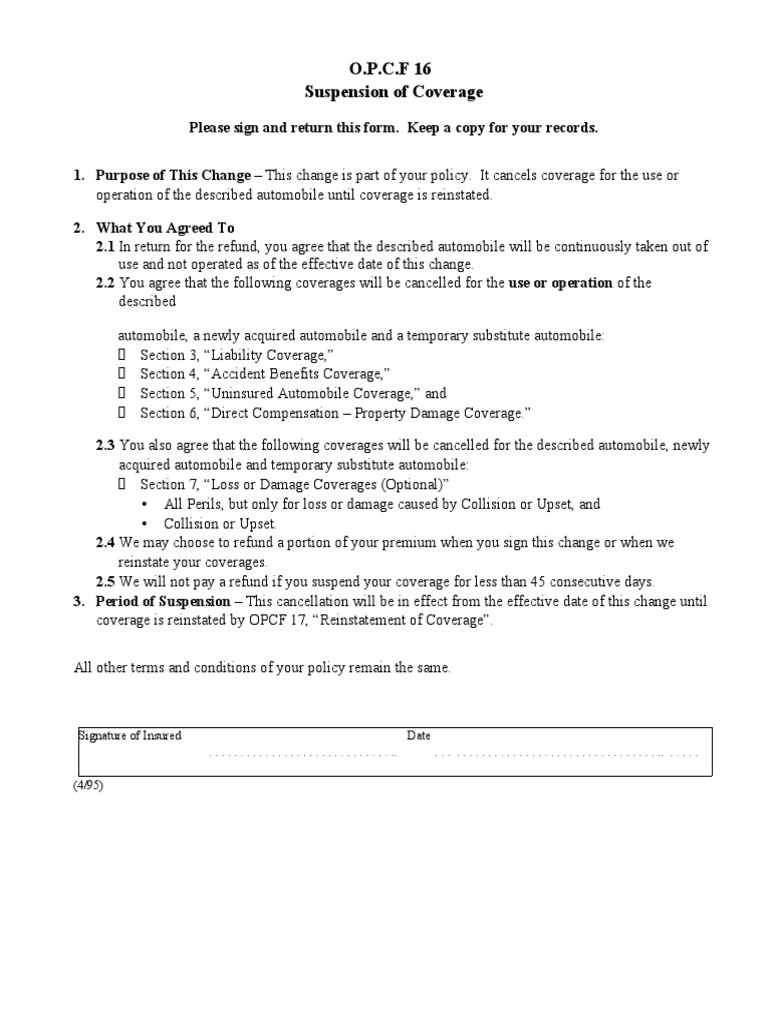 OPCF 116revised | PDF