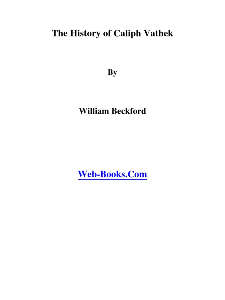 The History of Caliph Vathek: William Beckford | PDF | Nature