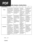 Timeline Rubrics | PDF | Rubric (Academic) | Cognition