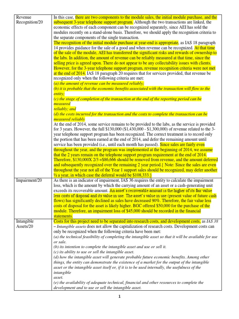 Atomic Excellence Case - Marking Key - With Examples of Exhibits and ...