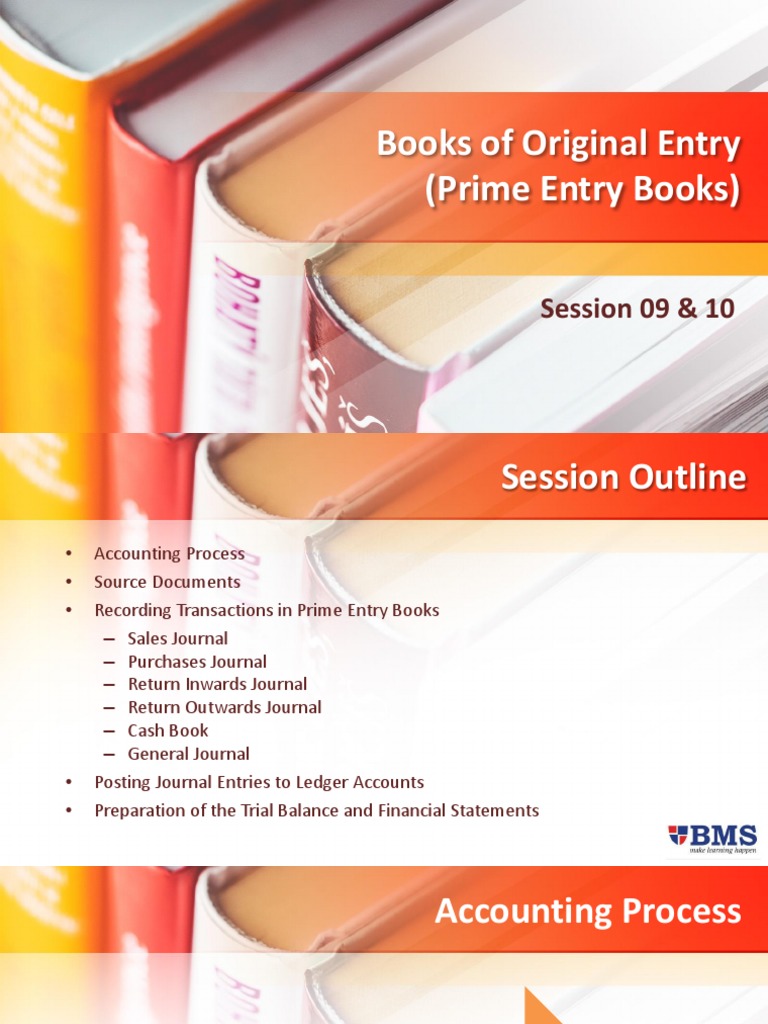 Books of Prime Entry Powerpoint Allllllll | PDF | Bookkeeping | Debits ...