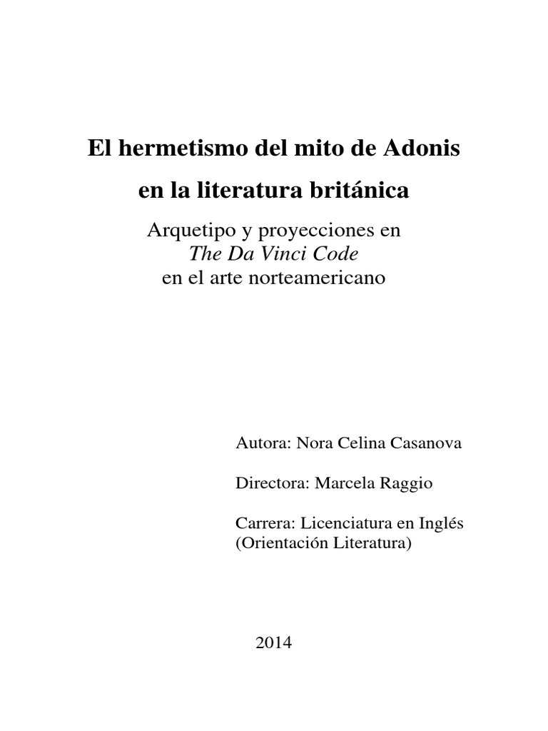 Adonis | PDF | Existencia | Filosofía