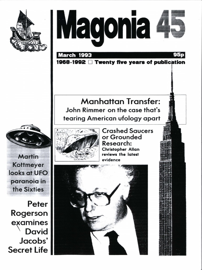 Magonia - No 45 - 1993 03 | PDF | Unidentified Flying Object | Ufology