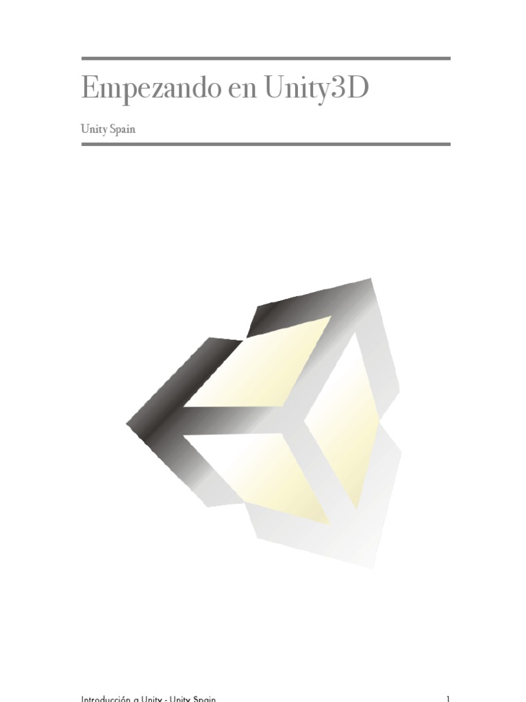 Empezando en Unity3D - by Index | PDF | Unidad (motor de juego) | Mac OS