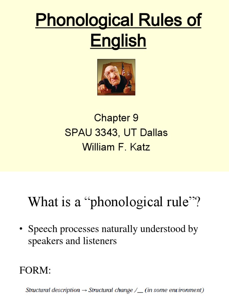 Phonetics Phonological Rules | PDF | Syllable | Philology