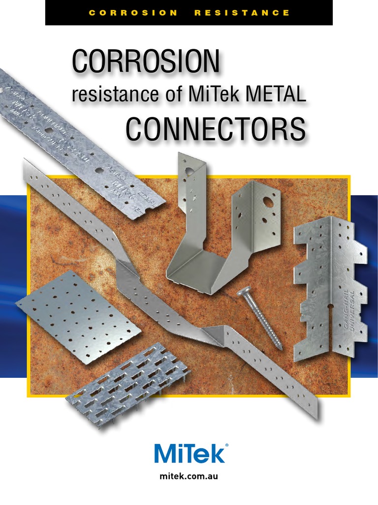 Corrosion Resistance of MiTek Metal Connectors | PDF | Galvanization ...