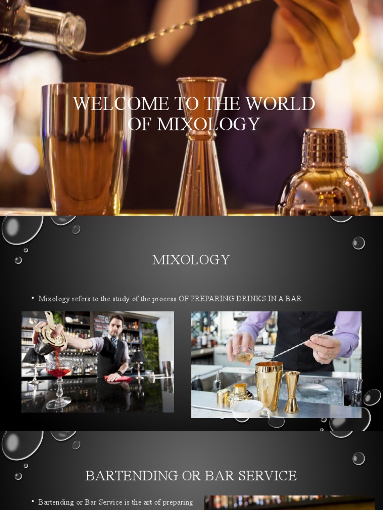 Mixology - Bartending Part 2 | PDF | Cocktails | Martini (Cocktail)