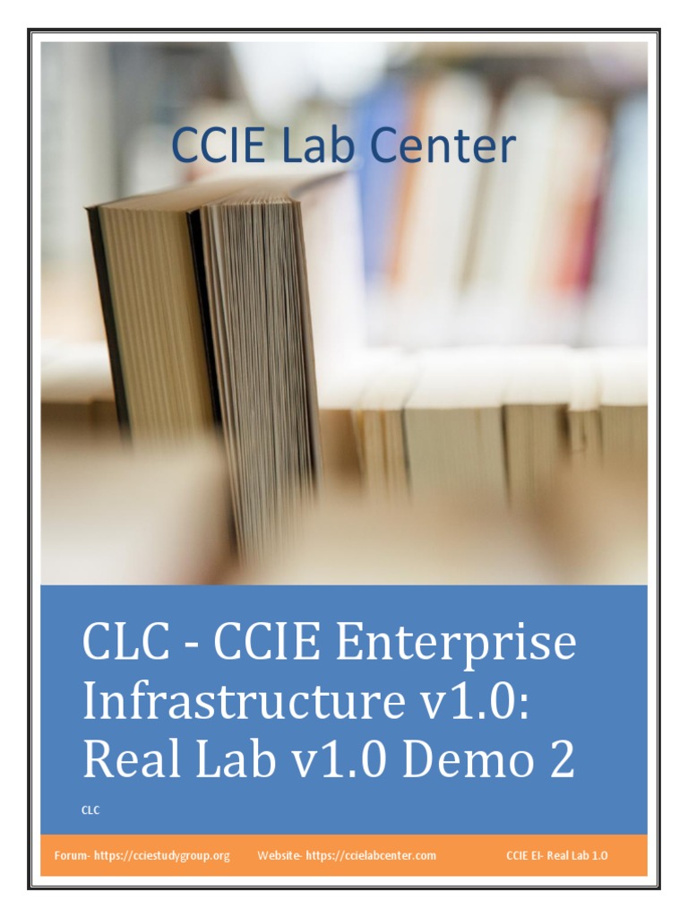 CCIE Enterprise Infrastructure Lab 1.0 | PDF | Ip Address | I Pv6
