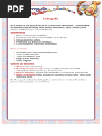Estructura y partes de una biografía | PDF | Biografía | Narrativa