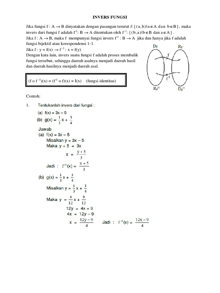 Inverse Functions | PDF