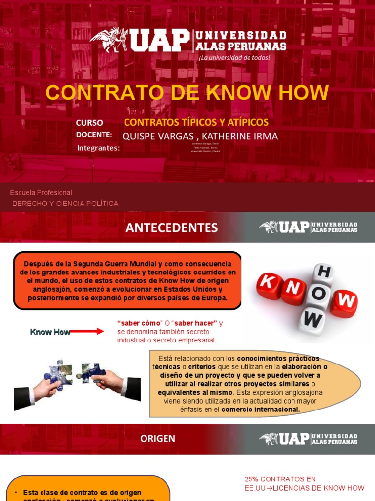 Know How | PDF | Derecho empresarial | Derecho privado