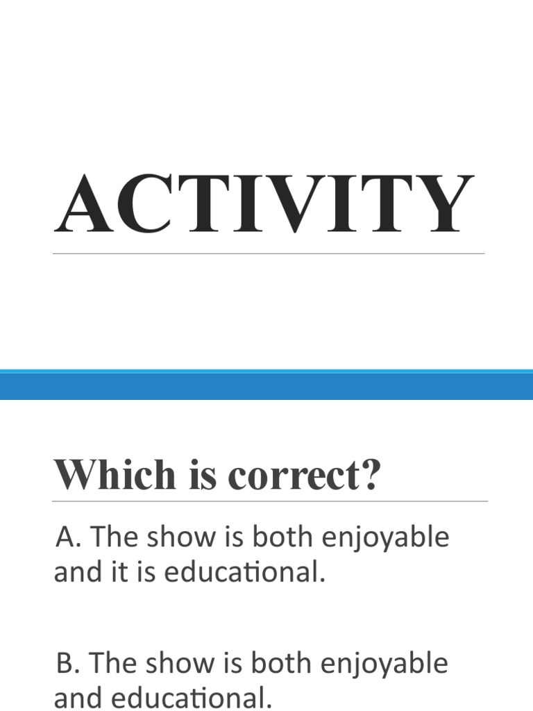 Using Parallel Structures | PDF | Linguistics | Syntax