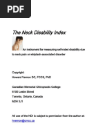 Oswestry Low Back Disability Questionnaire | PDF | Medicine | Clinical ...