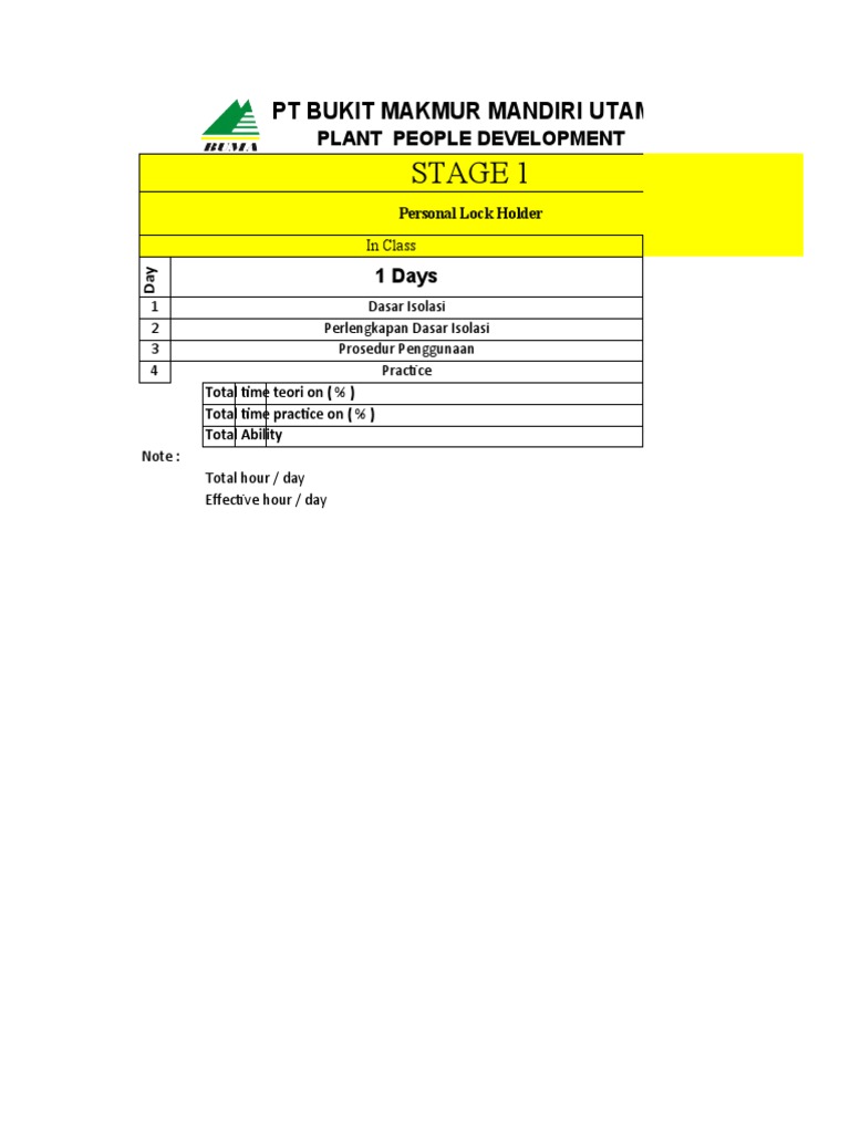 LoTo Lesson Plan PERSONAL LOCK HOLDER | PDF
