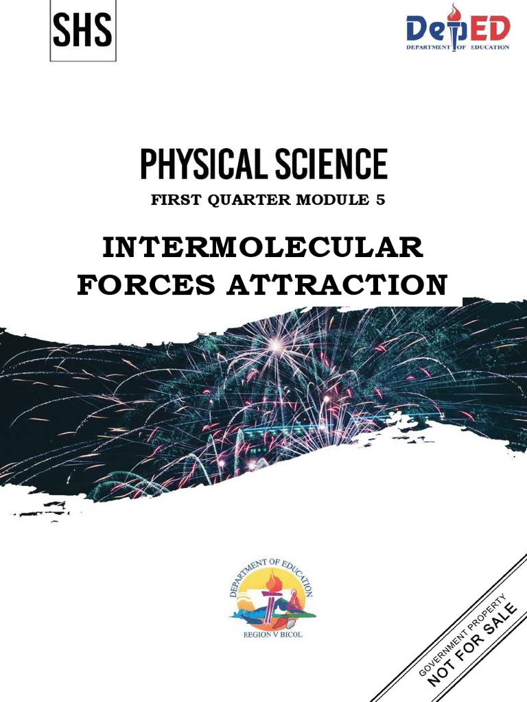 Core-Physical Science Q1 SLM - 5 | PDF | Intermolecular Force ...