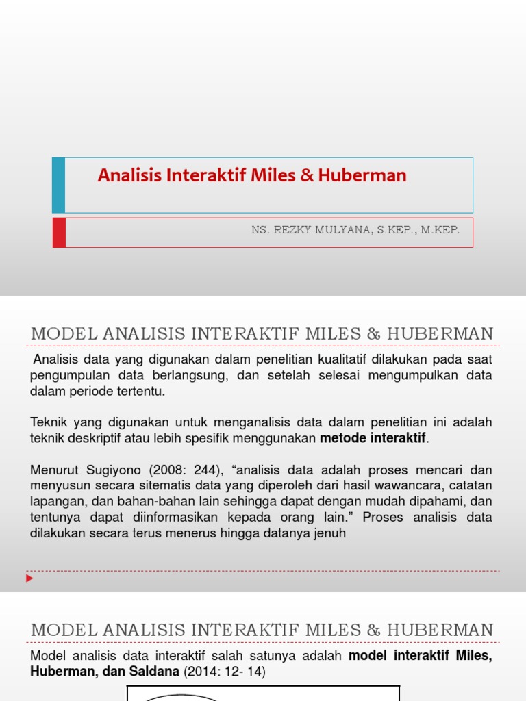 Analisis Interaktif Mlies & Huberman | PDF | Sains & Matematika | Komputer