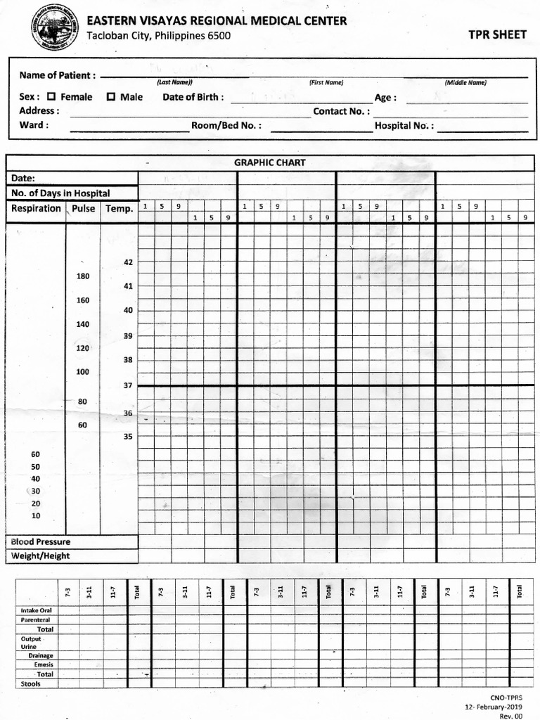 Tpr Chart Fill Online, Printable, Fillable, Blank PdfFiller