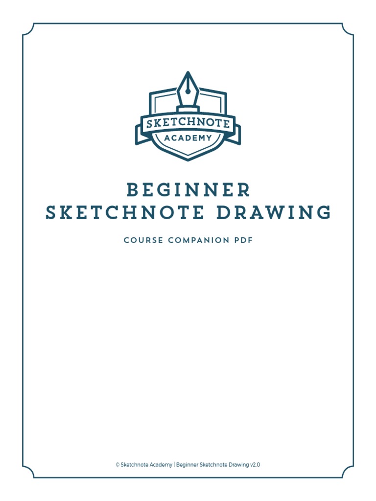 SA Beginner Sketchnote Drawing Course Companion | PDF | Triangle