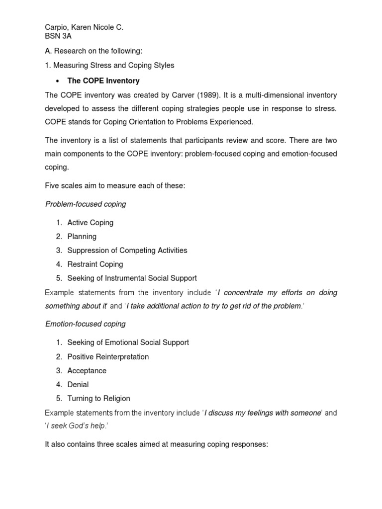 NCM 117-Assignment 1 | PDF | Clinical Psychology | Human Nature