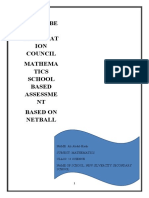 Sba Sample - Csec Math | PDF | Questionnaire | Chart