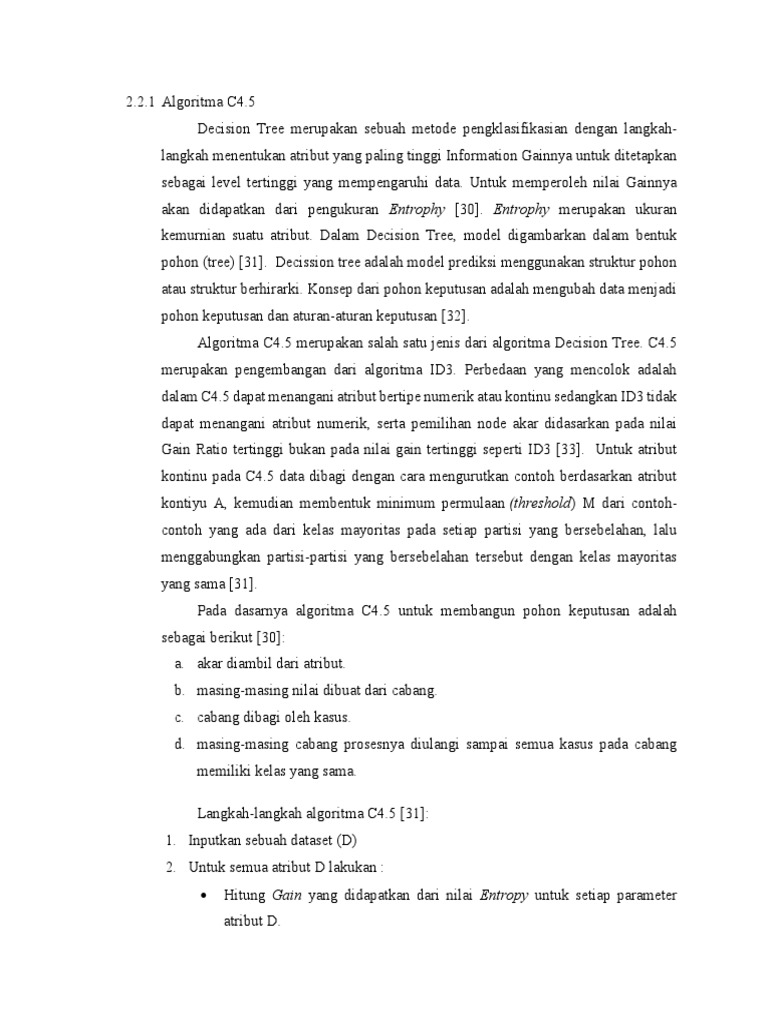 Contoh Perhitungan C4.5 | PDF
