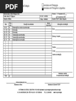 DDS Semanal - Formulário em Branco | PDF