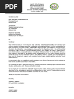 Letter to MDRRMO | PDF | Emergency Management | Disaster Risk Reduction