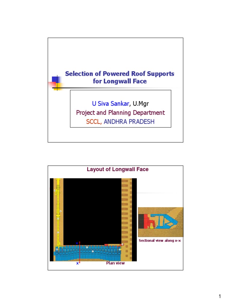 Selection of Long Wall Powered Roof Supports | PDF | Nature